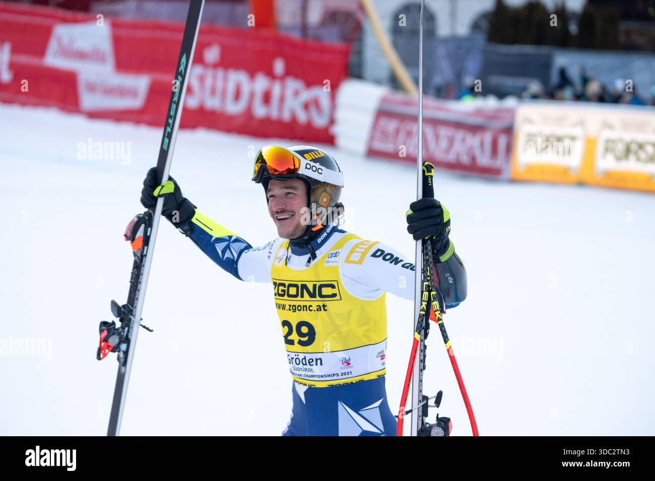 Jan Zabystran (CZE) happy about the result during 2026 Audi FIS Ski ...
