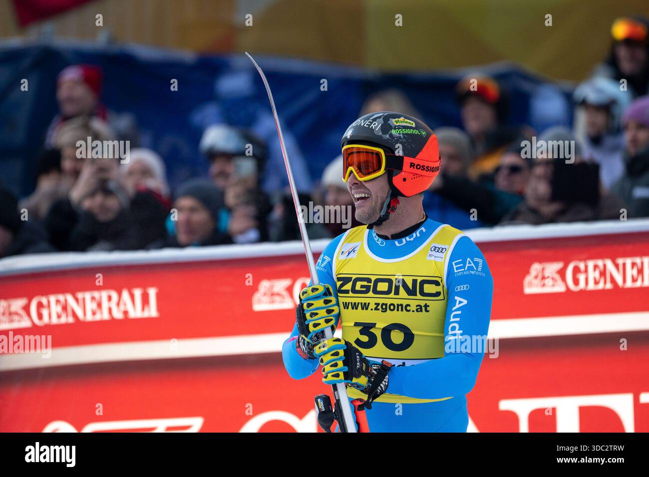 Christof Innerhofer (ITA) cheering for his result during 2026 Audi FIS ...