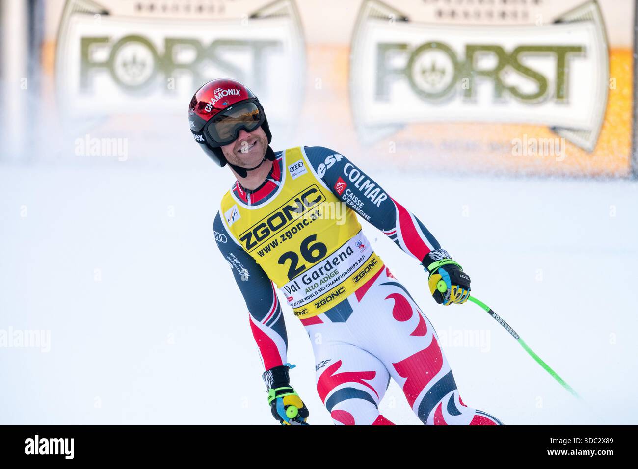 Blaise Giezendanner (FRA) completing the race during 2026 Audi FIS Ski ...