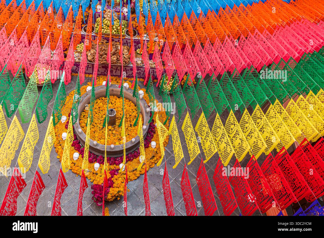 Day of the dead dia de muertos altar detail hi-res stock photography ...