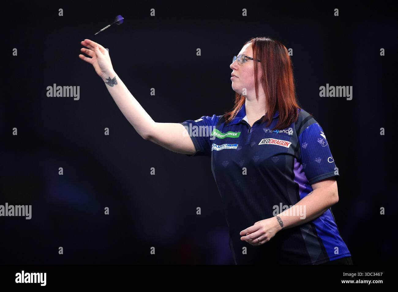England's Gemma Hayter on day nine of the Paddy Power World Darts ...