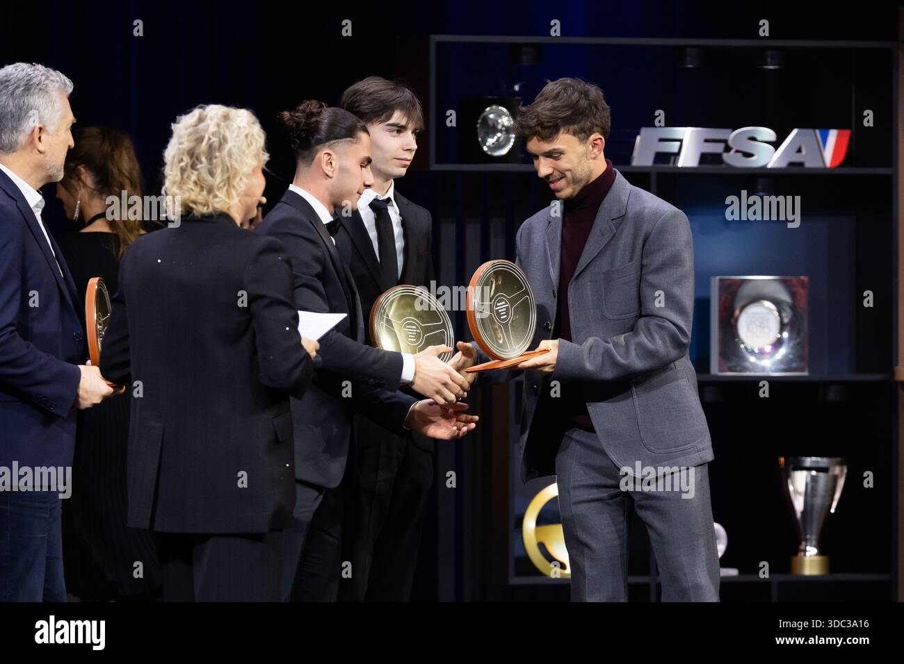 GASLY Pierre, F1 driver, portrait with ROUSSEL Jules, Vainqueur de la ...
