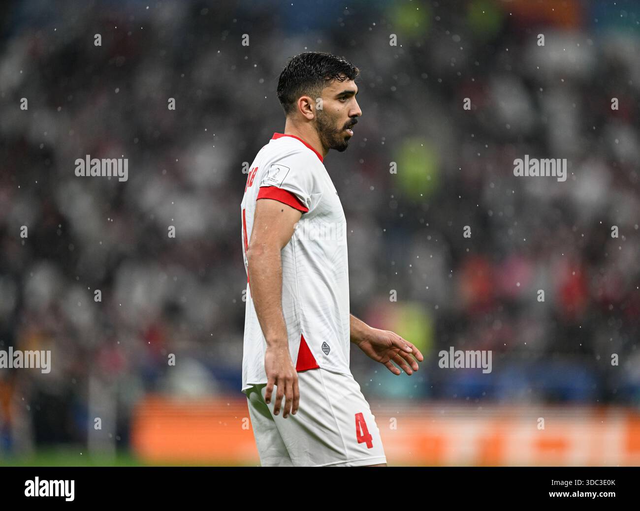 Doha, Qatar. December 18 2025: Morocco and Jordan football players on ...