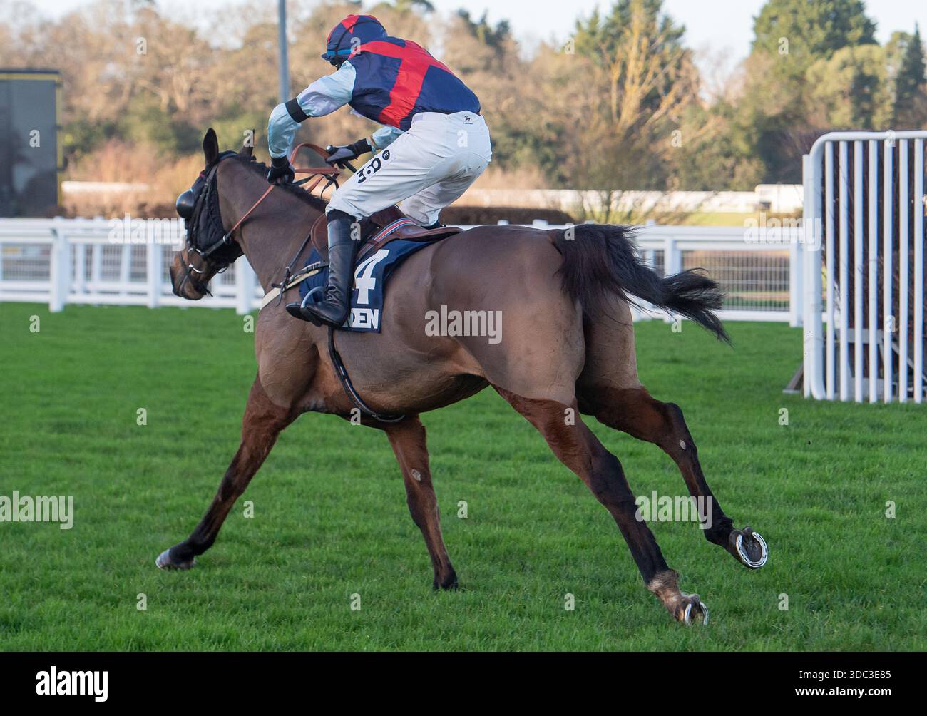 The howden conditional jockeys handicap hurdle race hi-res stock ...
