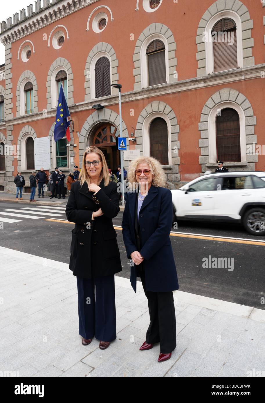 Milan, Inauguration of the Door of Hope in Piazza Filangeri in front of ...