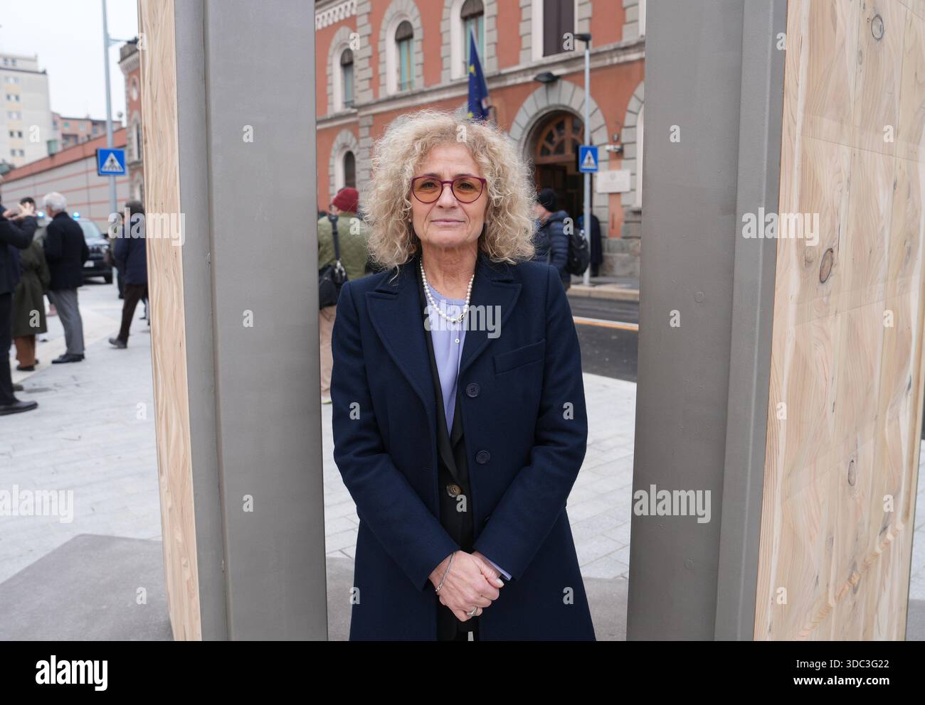 Milan, Inauguration of the Door of Hope in Piazza Filangeri in front of ...