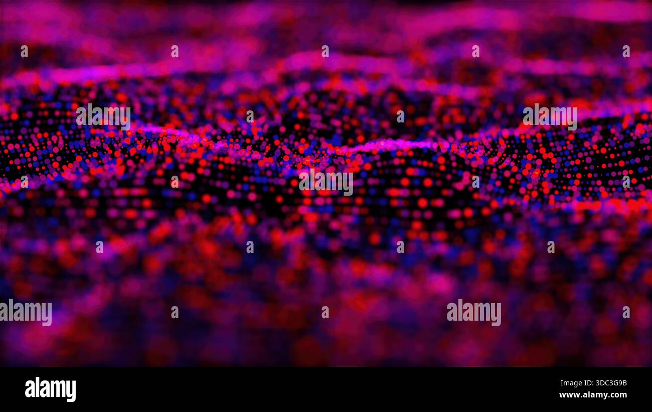 Seamless loop particles waves background hi-res stock photography and ...
