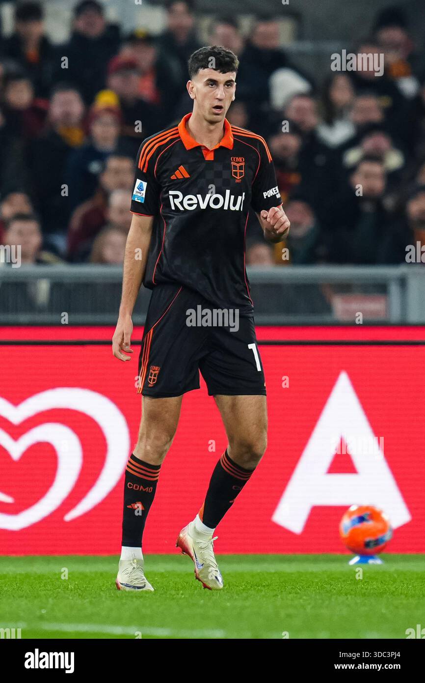 Jacobo Ramon of Como 1907 looks on during the Serie A Enilive match ...