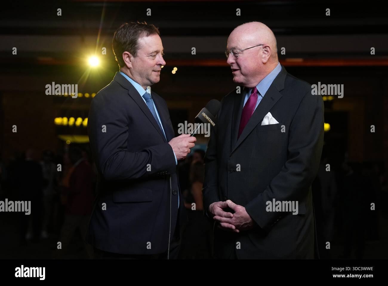 Paul Swangard (left) interviews USTFCCA chief executive officer Sam ...