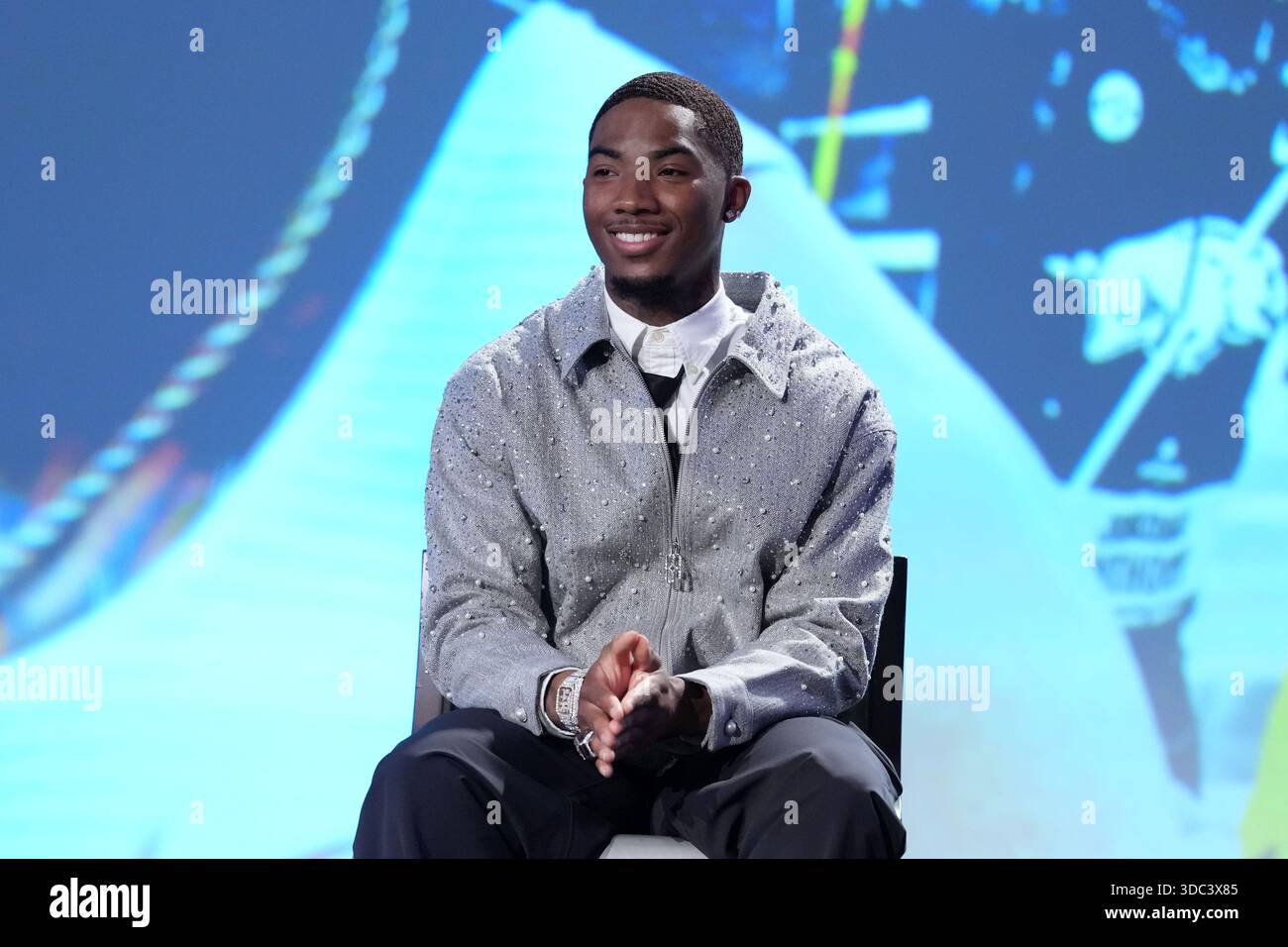 Jordan Anthony of Arkansas during the Bowerman Award Presentation at ...