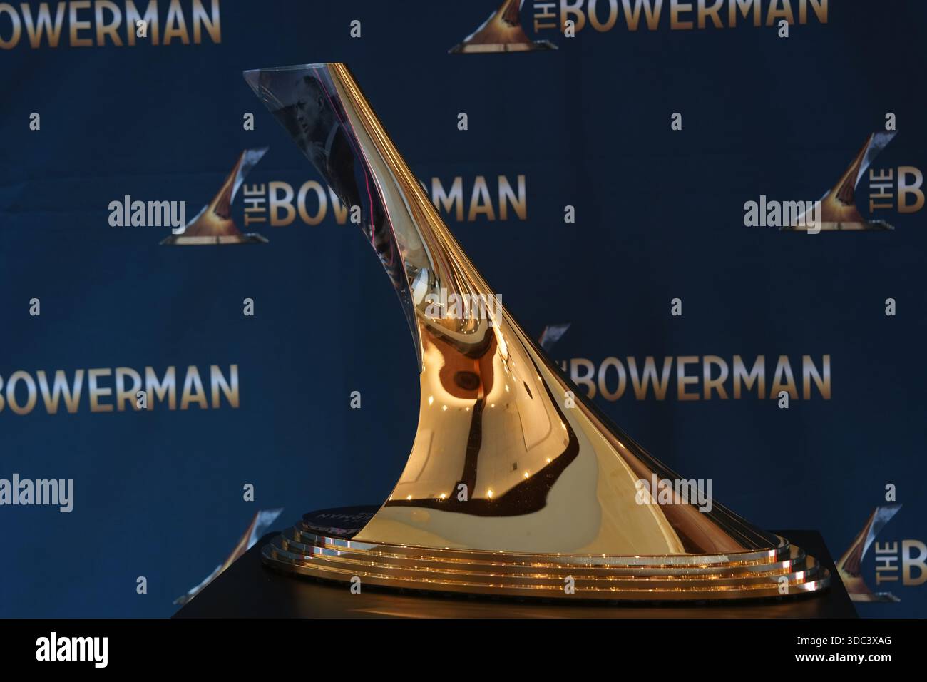 The Bowerman Award trophy at the Gaylord Texan Resort and Convention ...