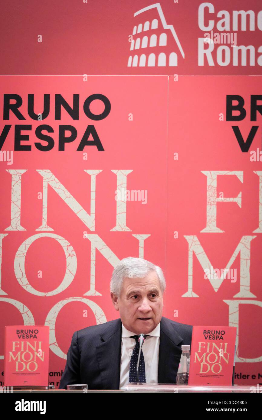 Italian Foreign Minister and Deputy Prime Minister Antonio Tajani ...
