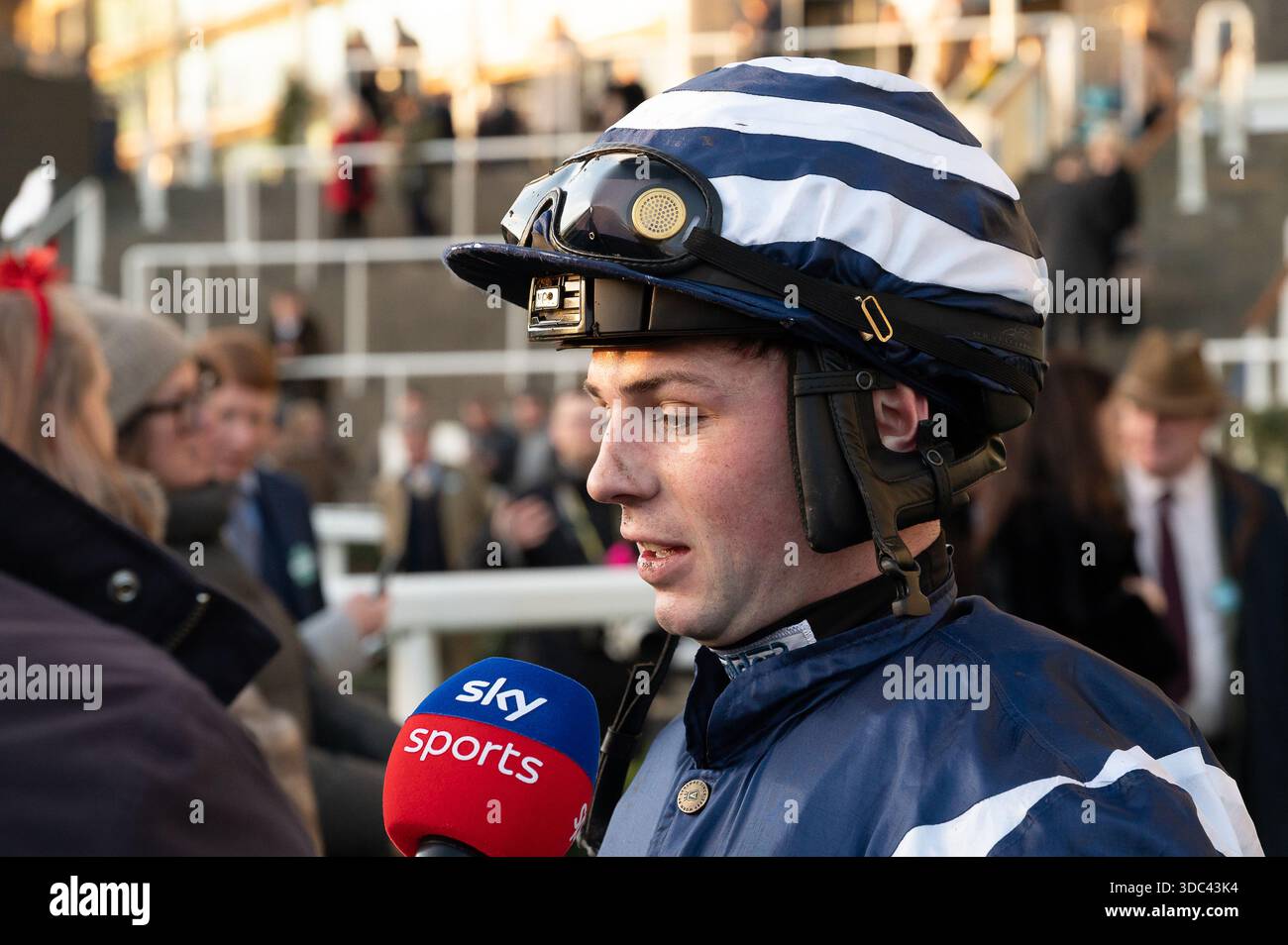 Ascot, Berkshire, UK. 19th December, 2025. Jockey Dylan Johnston in the ...