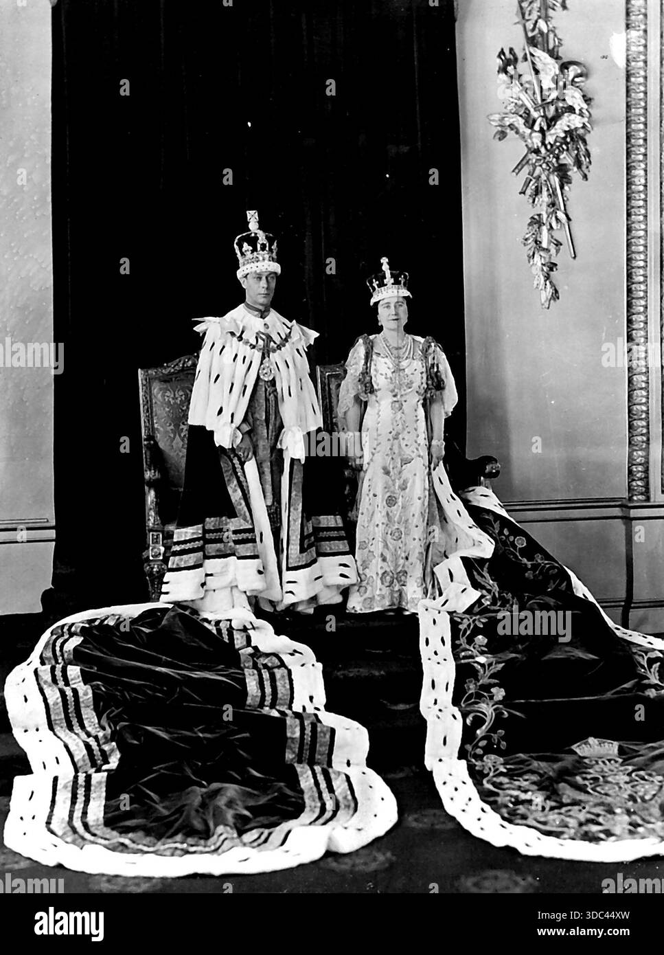 King George 6th Coronation June 23, 1953 Stock Photo - Alamy