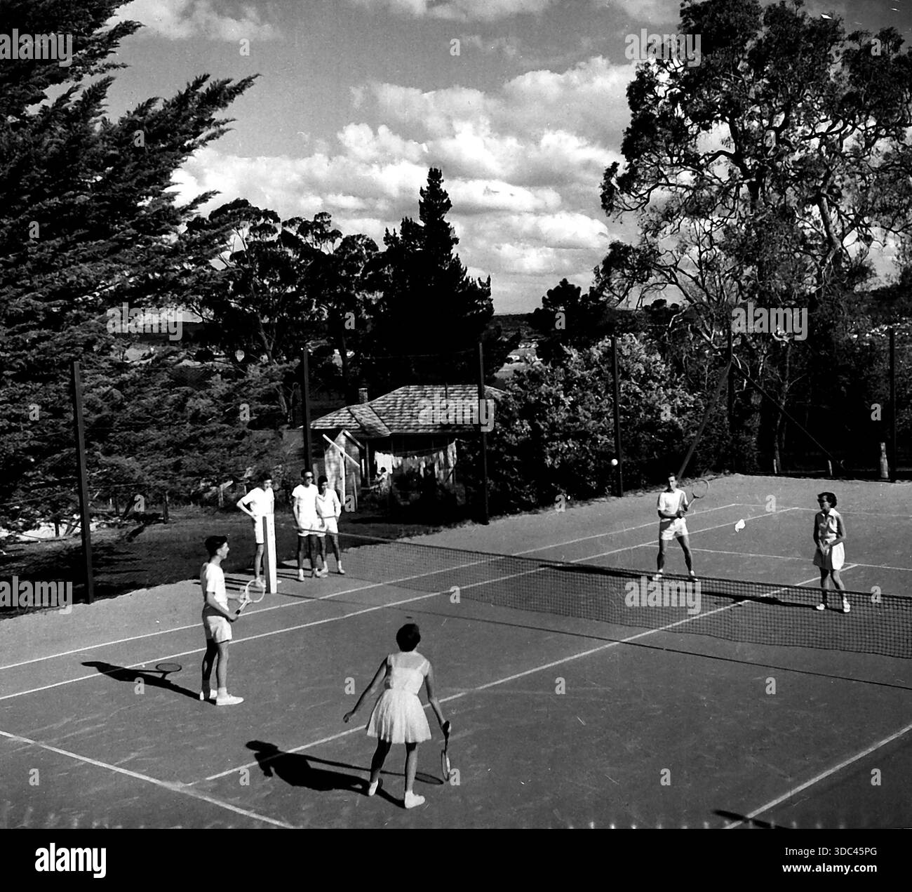 Set of courts Black and White Stock Photos & Images - Alamy