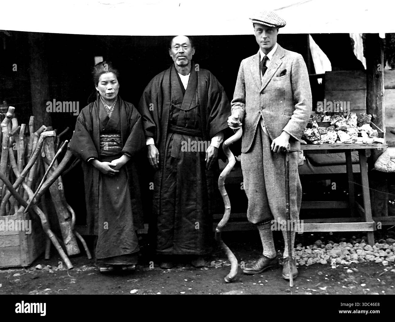 Central Press Coronation Series -- In 1922, at Nikko, Japan. King ...