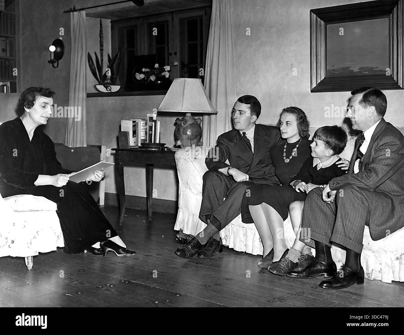 A Family Campaign Conference -- Mrs. Madeleine Sloane, daughter of the ...