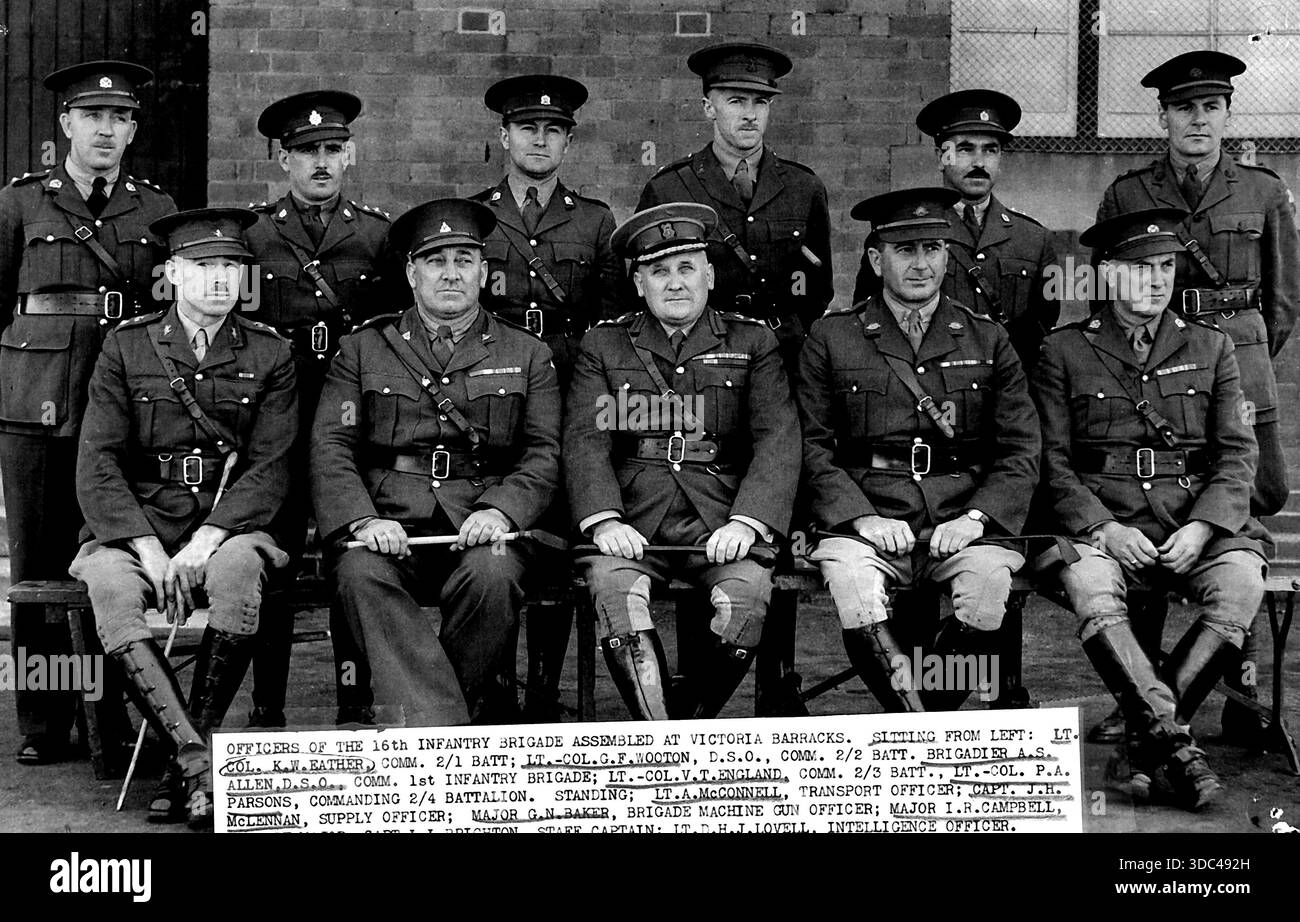 Lt col v t england hi-res stock photography and images - Alamy