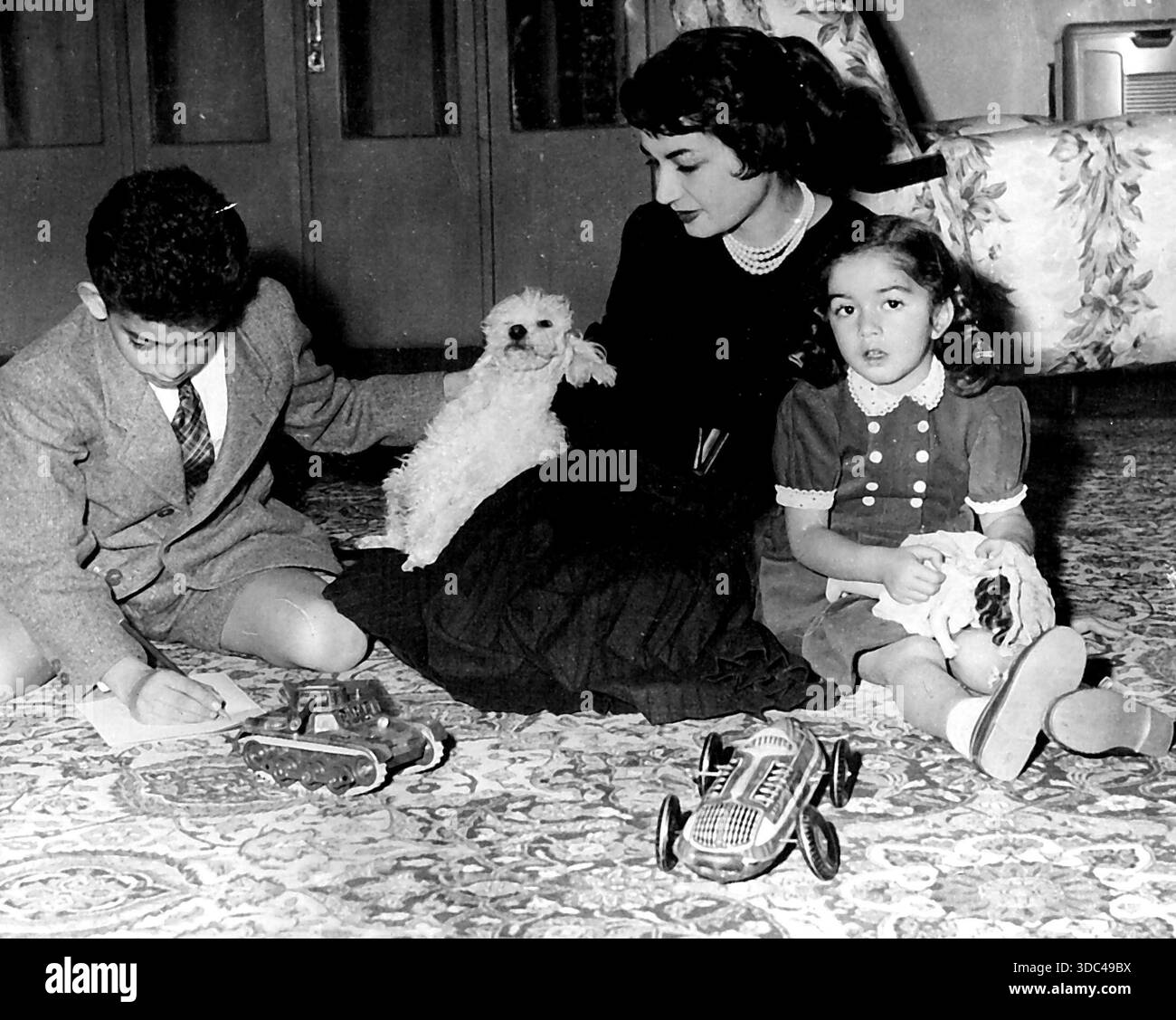 Shah's Sister Returns To Teheran- Princess Ashraf Pahlavi, twin sister ...