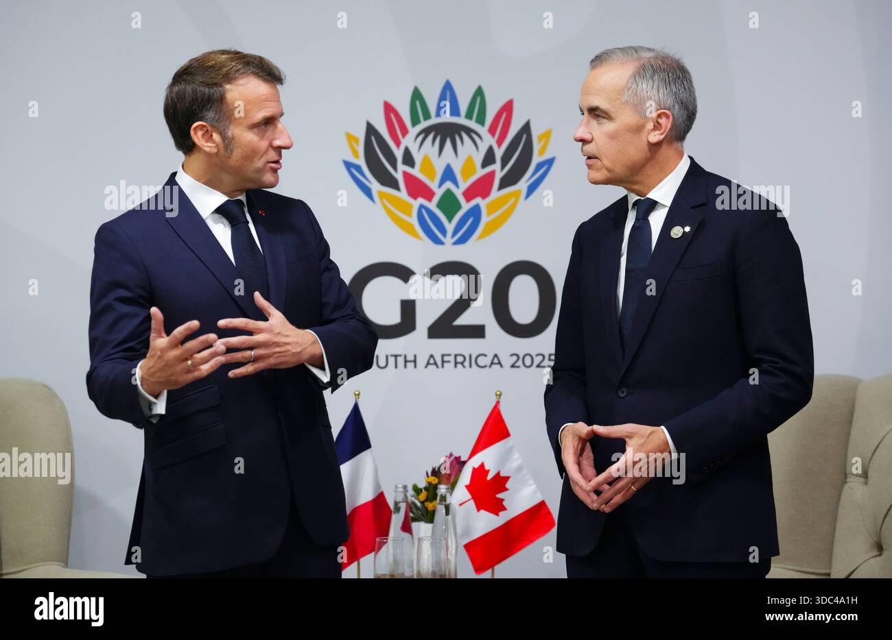 Prime Minister Mark Carney takes part in a bilateral meeting with ...
