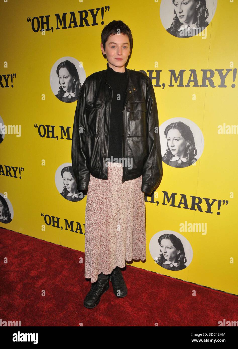 Emma Corrin at the "Oh, Mary!" play press night, Trafalgar Theatre ...