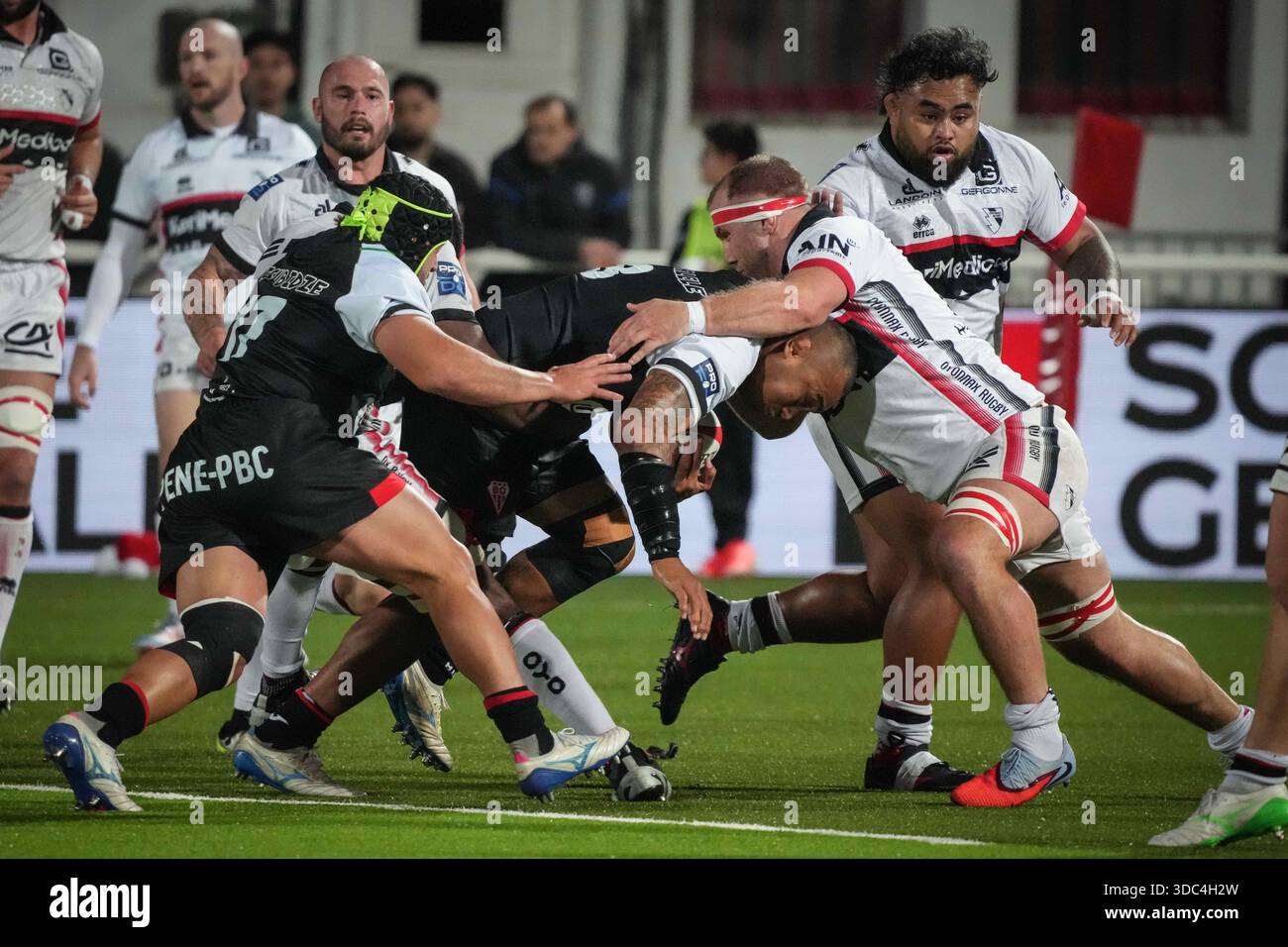 Piula FAASALELE of Biarritz Olympique PB during the Pro D2 match ...