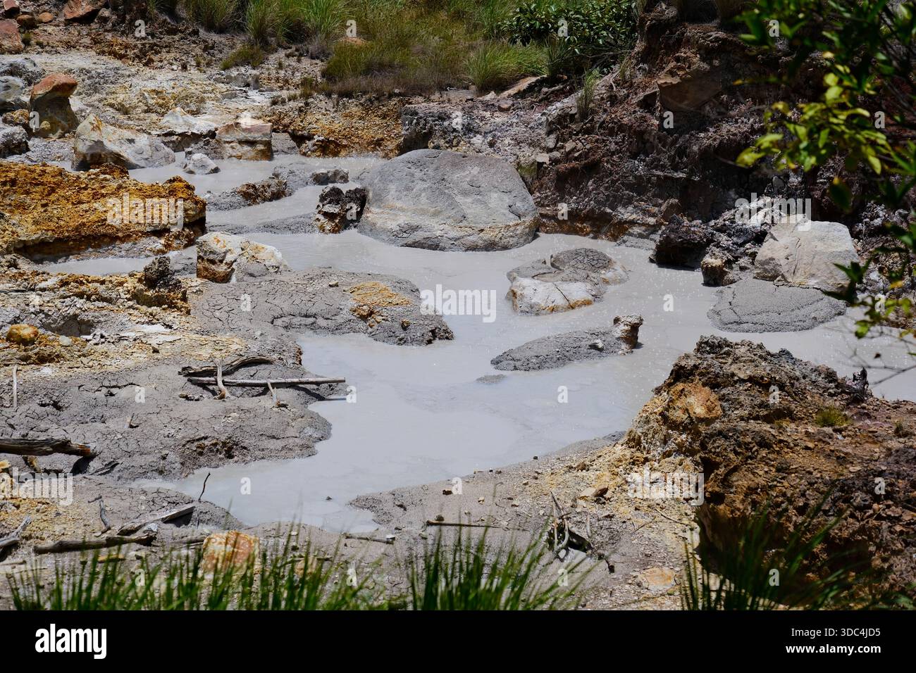 Geothermal mud pools and volcanic clay at Rincon de la Vieja National ...