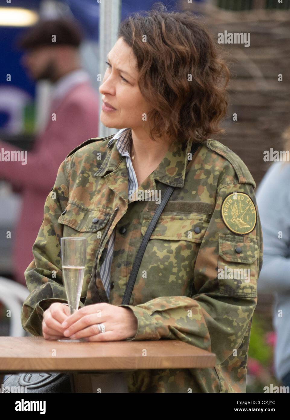 Emma Willis at the Big Feastival 2021 on Alex James' Cotswolds farm ...