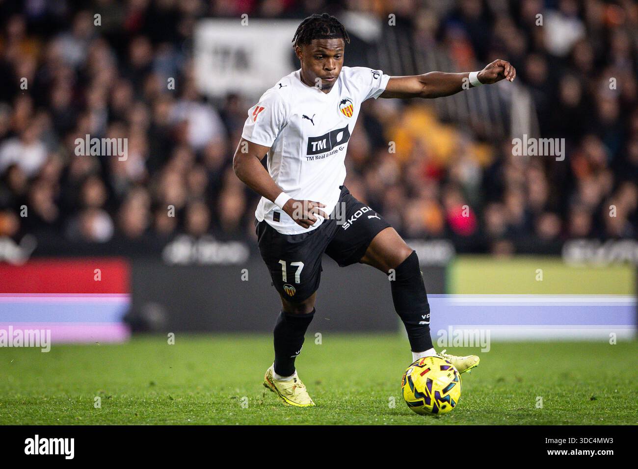 Largie RAMAZANI of FC Valencia during the Spanish championship LaLiga ...