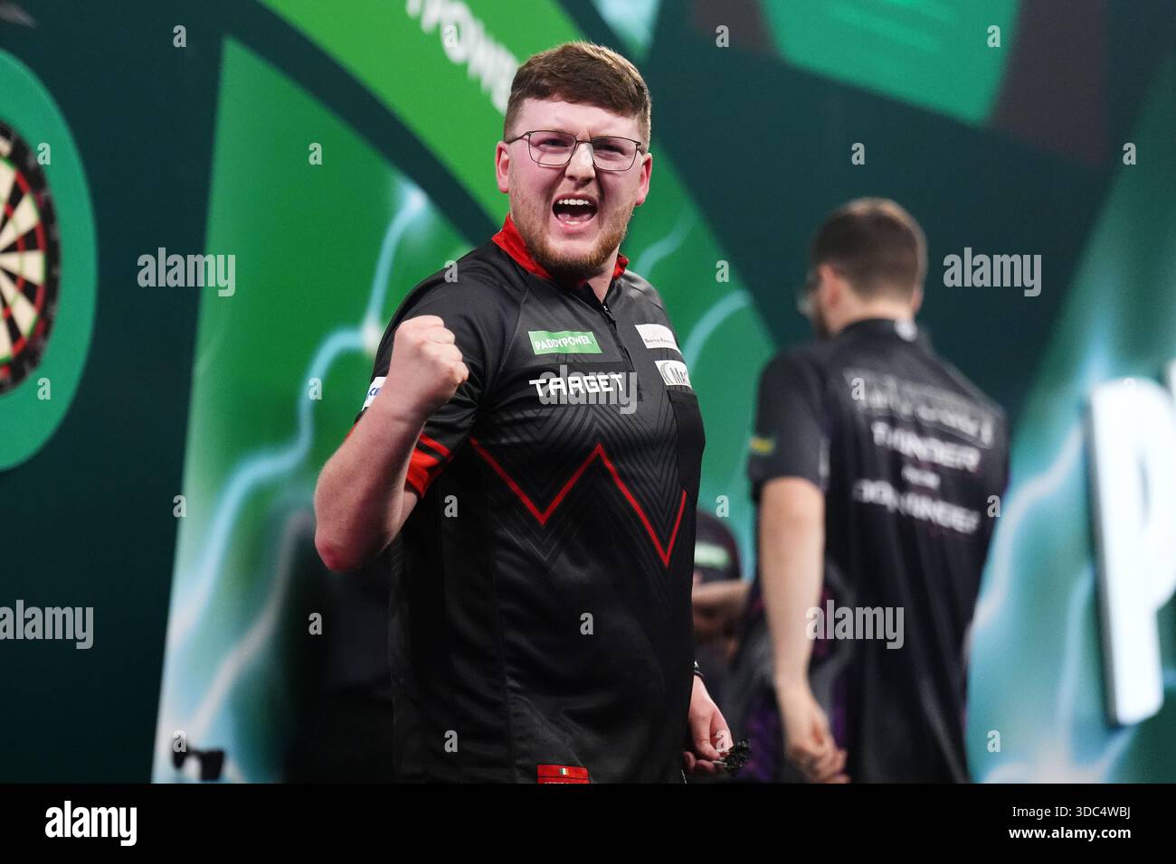 Republic of Ireland's Keane Barry celebrates defeating Australia's Tim ...