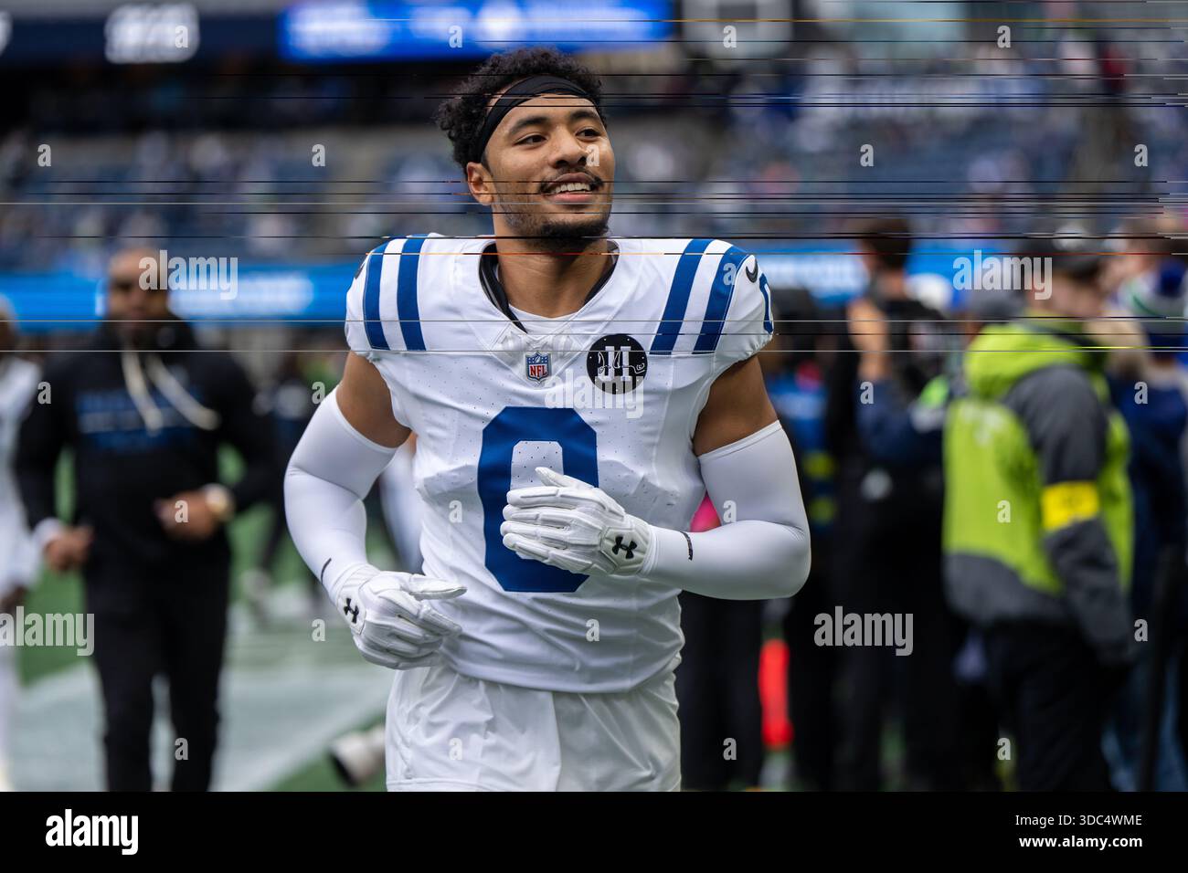 Indianapolis Colts defensive back Cam Bynum is pictured before an NFL ...
