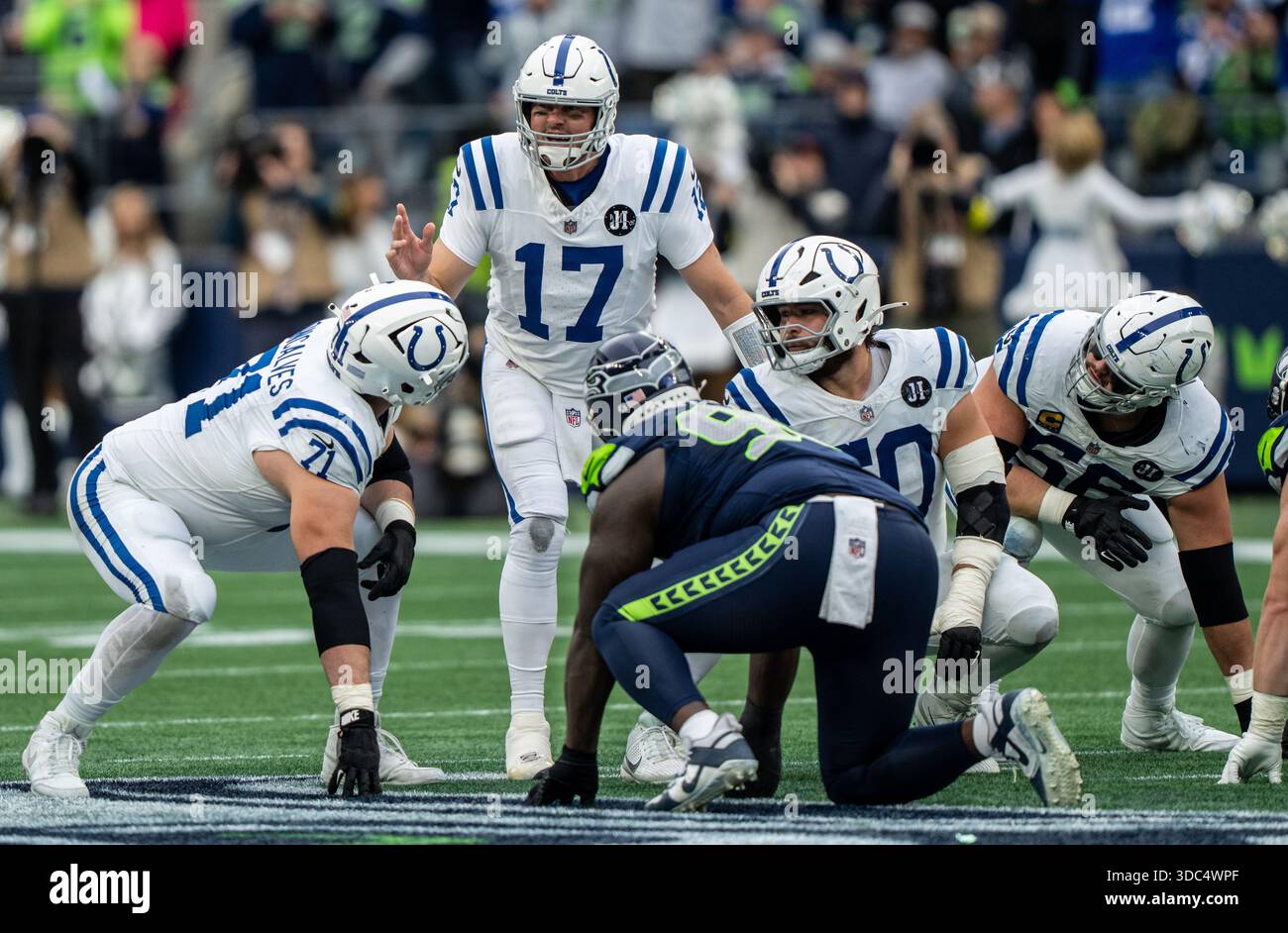 Indianapolis Colts quarterback Philip Rivers calls a play during an NFL ...