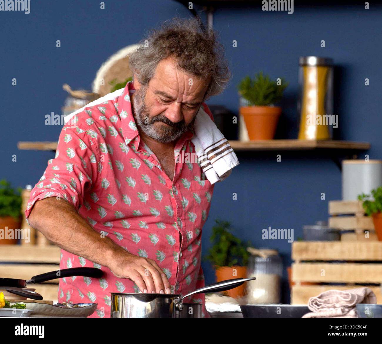 Mark Hix at the Big Feastival 2021 on Alex James Cotswolds farm ...