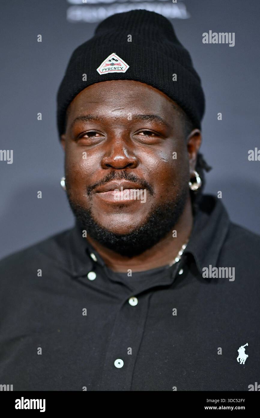 LES ARCS, FRANCE - DECEMBER 19Salif Cisse attends the Closing Ceremony ...