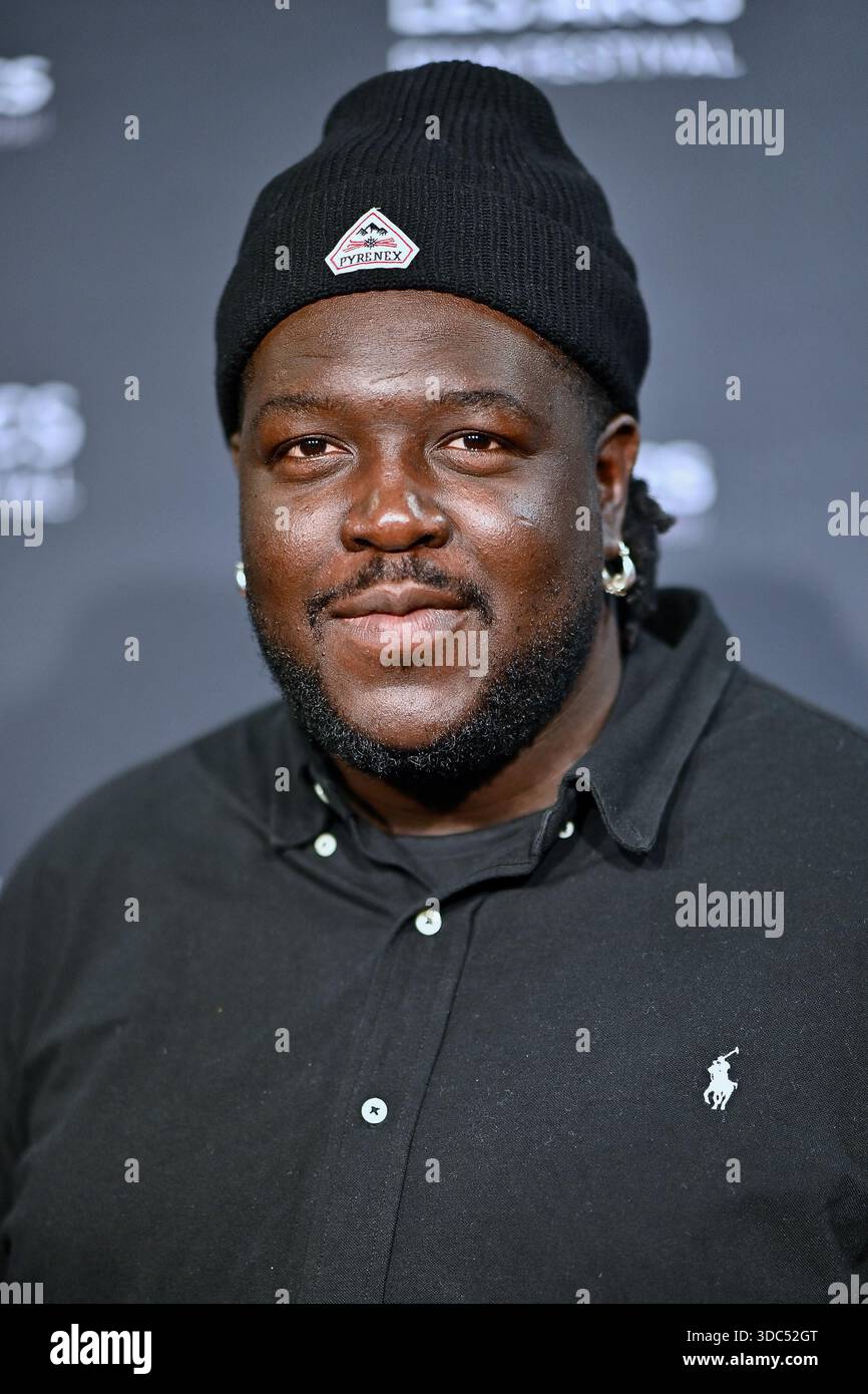 LES ARCS, FRANCE - DECEMBER 19Salif Cisse attends the Closing Ceremony ...