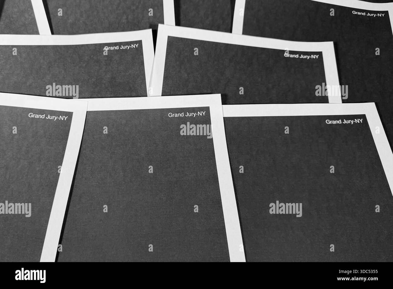 Pages from a totally redacted New York grand jury file into Jeffrey ...