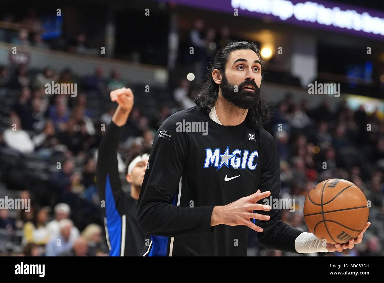 Orlando Magic center Goga Bitadze (35) in the first half of an NBA ...