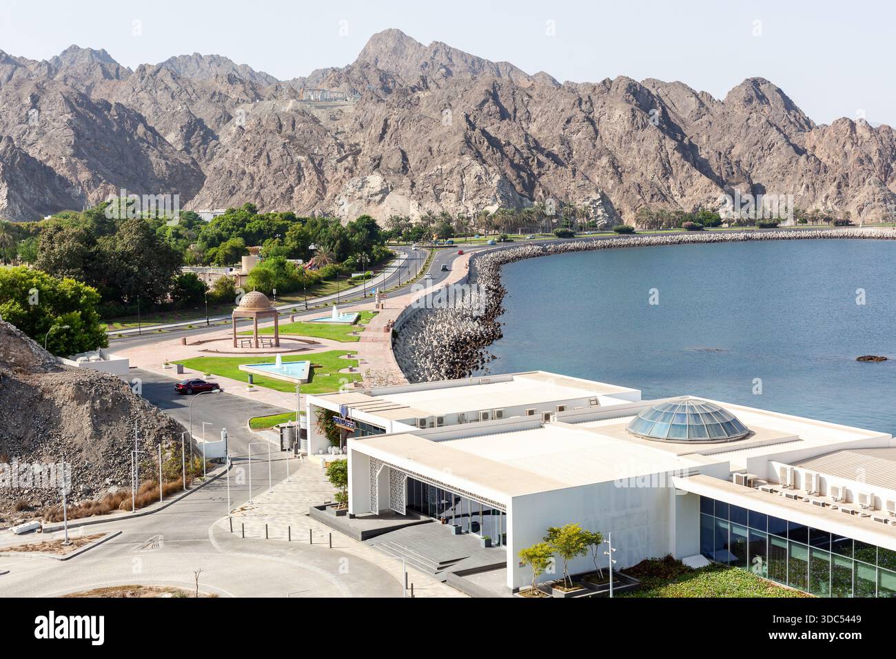 Muscat, Oman - Oct 16, 2025: Modern architecture in Muscat, Oman, with ...