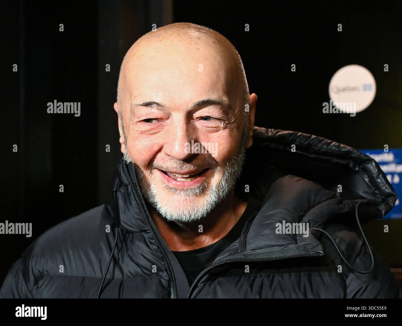 Daniel Jolivet smiles outside the Montreal Courthouse in Montreal ...