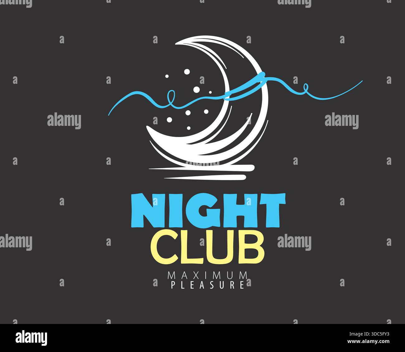 Nightclub cocktail party flyer Stock Vector Images - Alamy