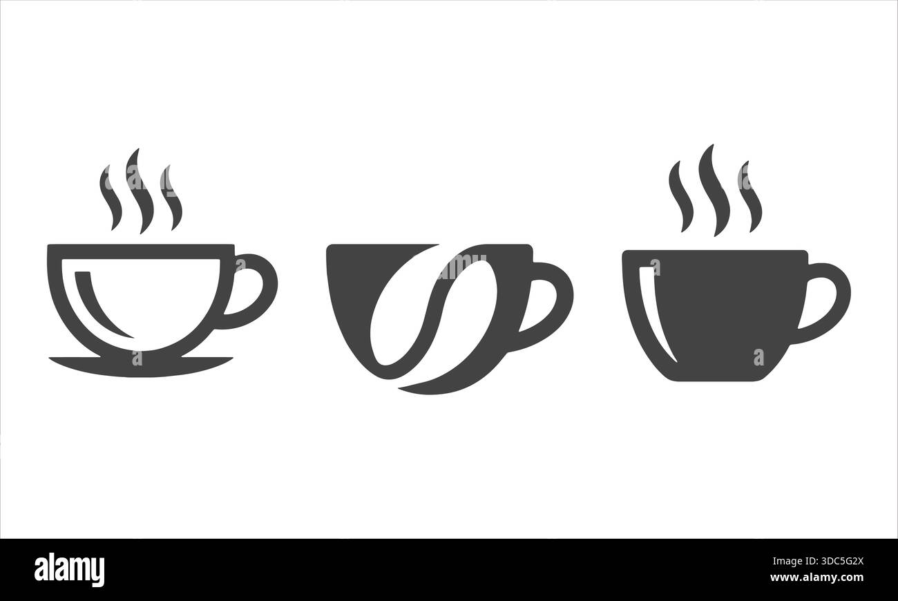 Minimal cafe clipart Stock Vector Images - Alamy