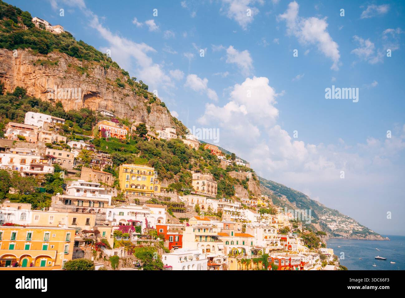 Coastal town positano overlooking hi-res stock photography and images ...
