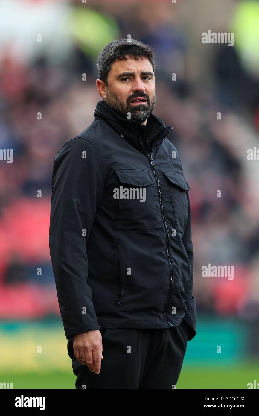 Swansea City manager Vitor Matos during the Sky Bet Championship match ...