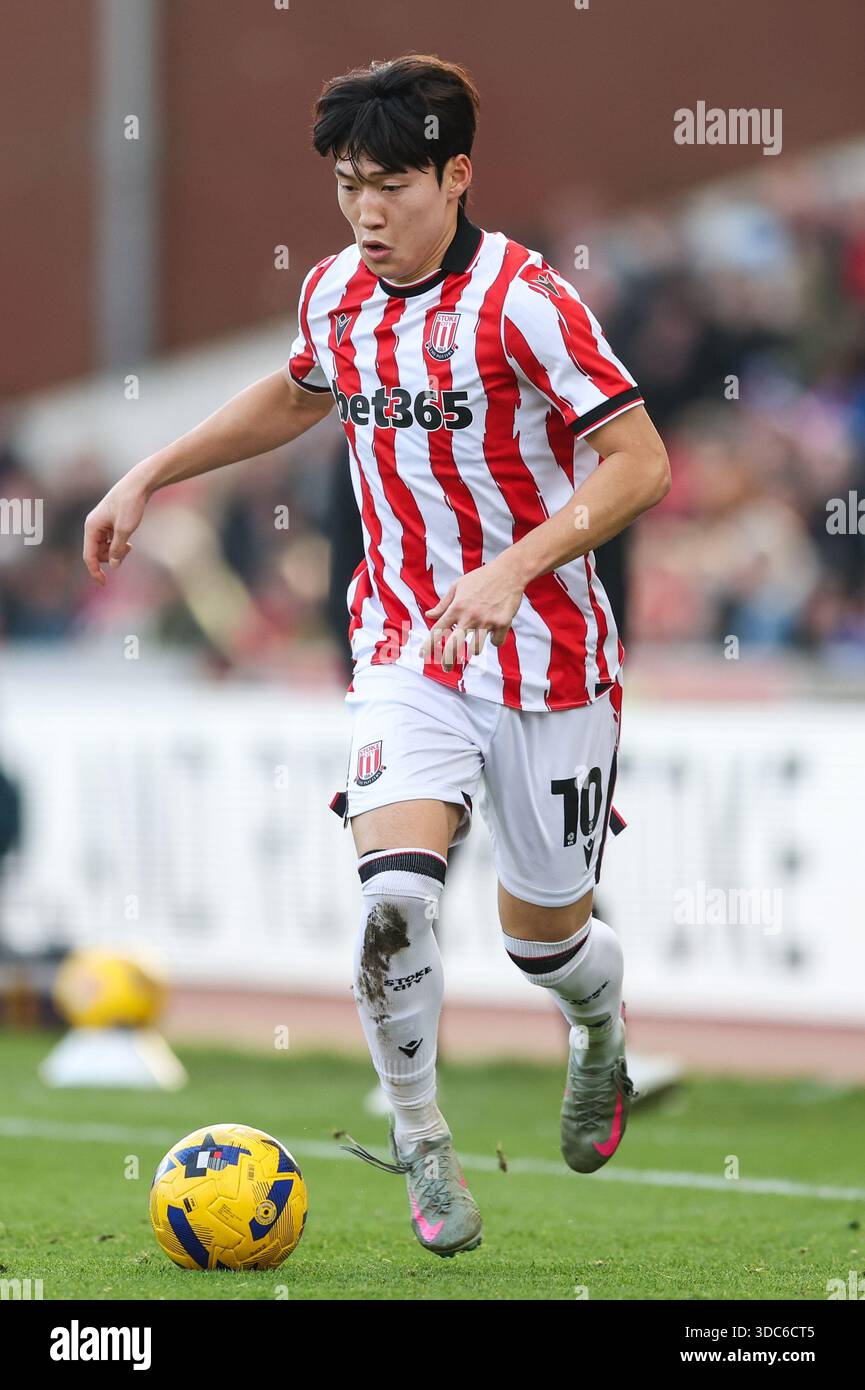 Stoke City's Bae Jun-Ho during the Sky Bet Championship match at the ...