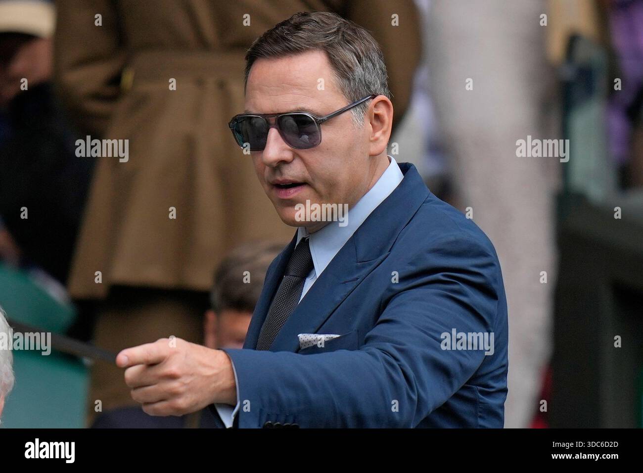 FILE - TV personality, comedian and author David Walliams arrives in ...