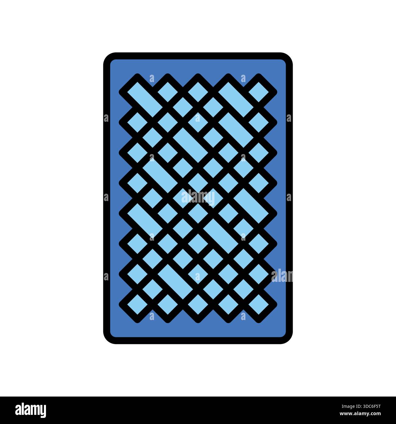 acupressure mat color line icon for digital and print projects. Minimal ...