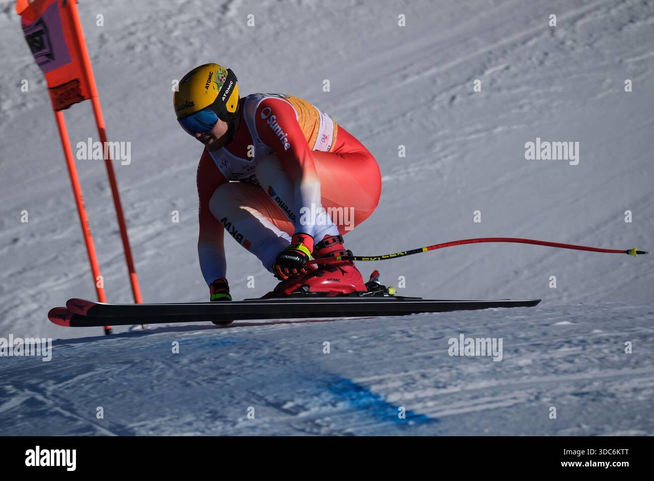 Niels Hintermann from Switzerland Is in action during AUDI FIS Ski ...