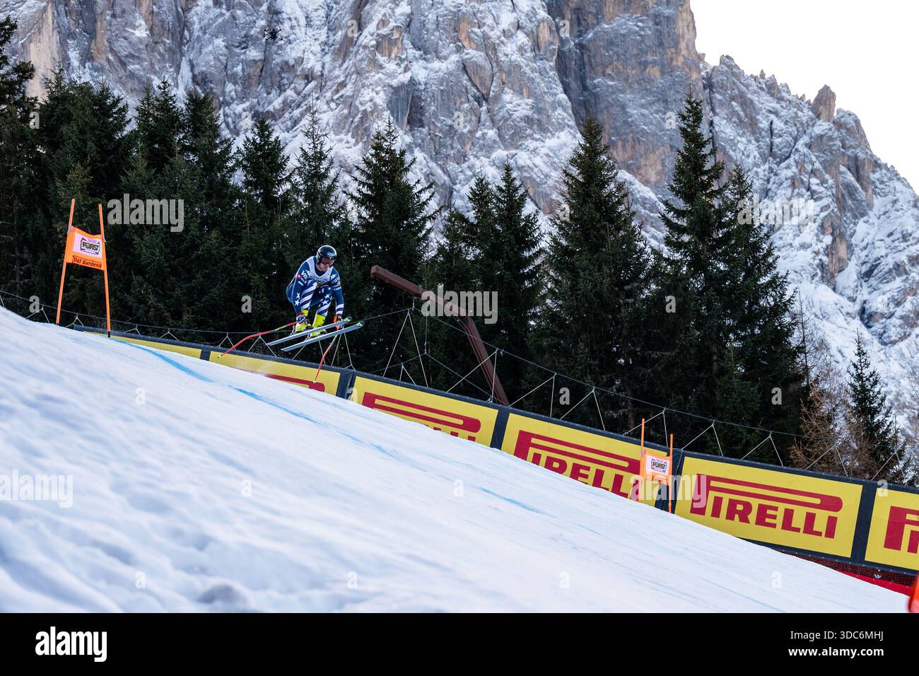 Bryce Bennett (USA) jumping on the camel humps during 2026 Audi FIS Ski ...