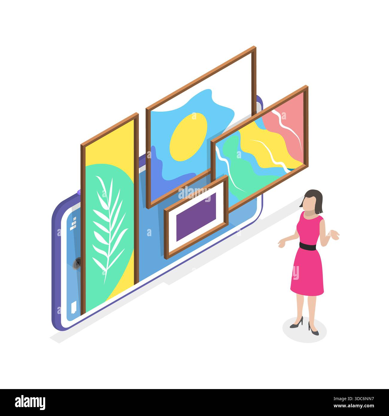 Online music concert Cut Out Stock Images & Pictures - Alamy