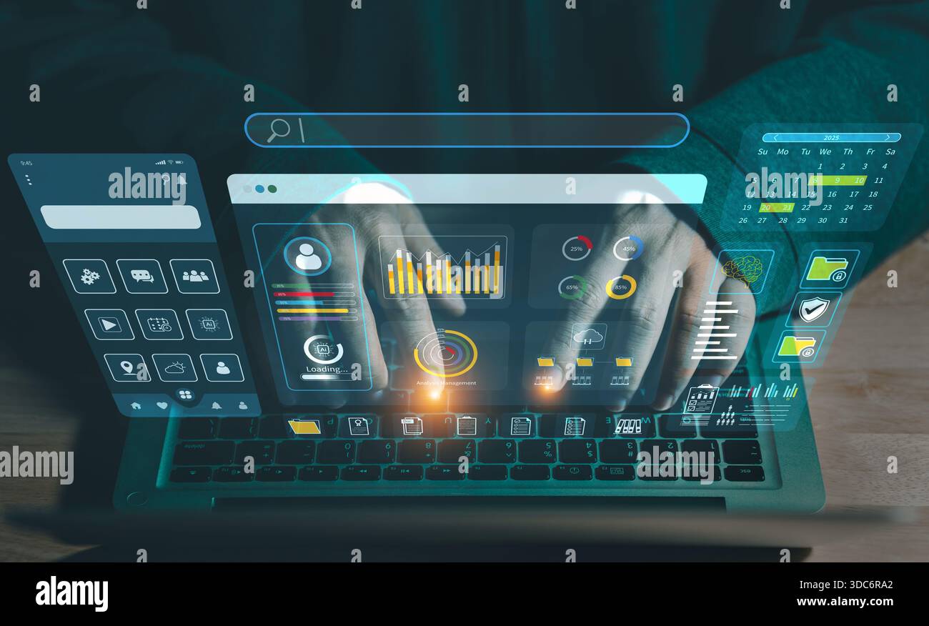 Process of creating an interface for a mobile app. User interface and ...